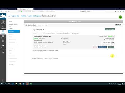 Upload Completed Captions from Caption Hub