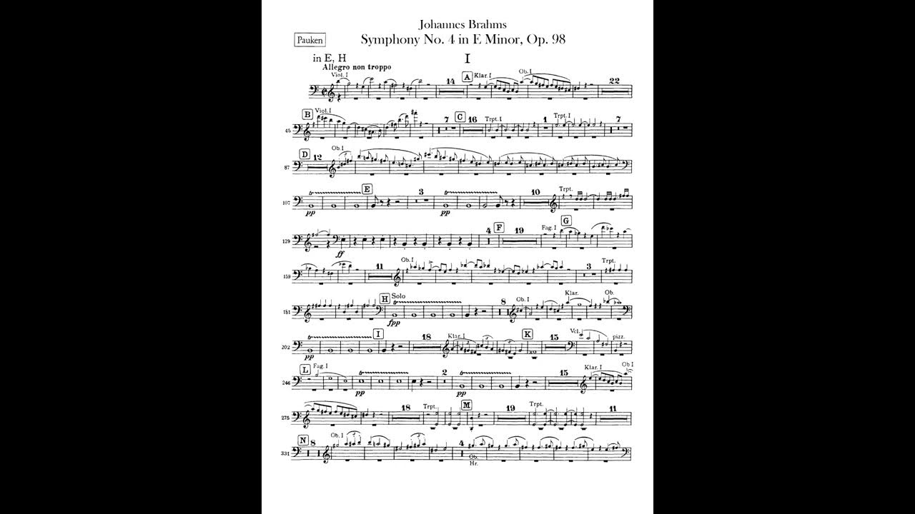 Johannes Brahms : Symphony No.4 e-moll , Op.98 - YouTube