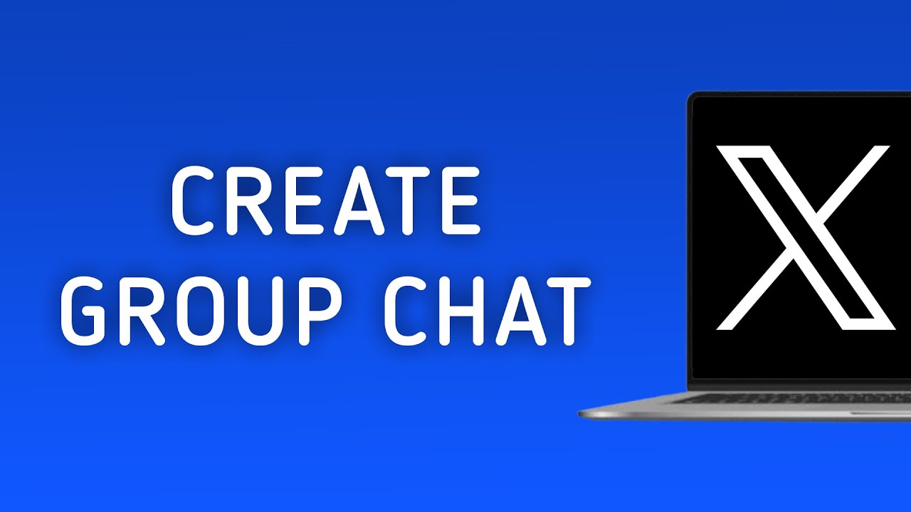 How To Create A Group Chat On X (Twitter) On PC - YouTube