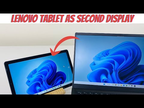 Lenovo Tab - Second Laptop Display - Step by Step Instructions