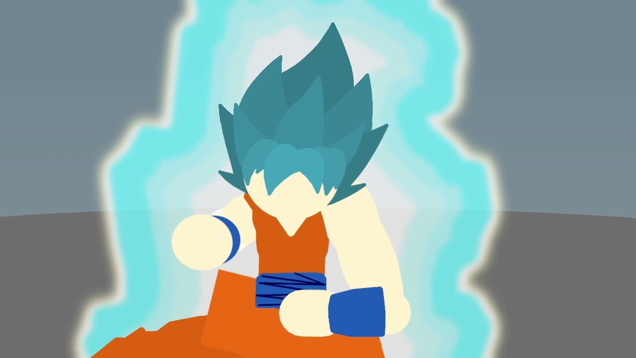 Goku SSJB Gut punch|Practice - YouTube