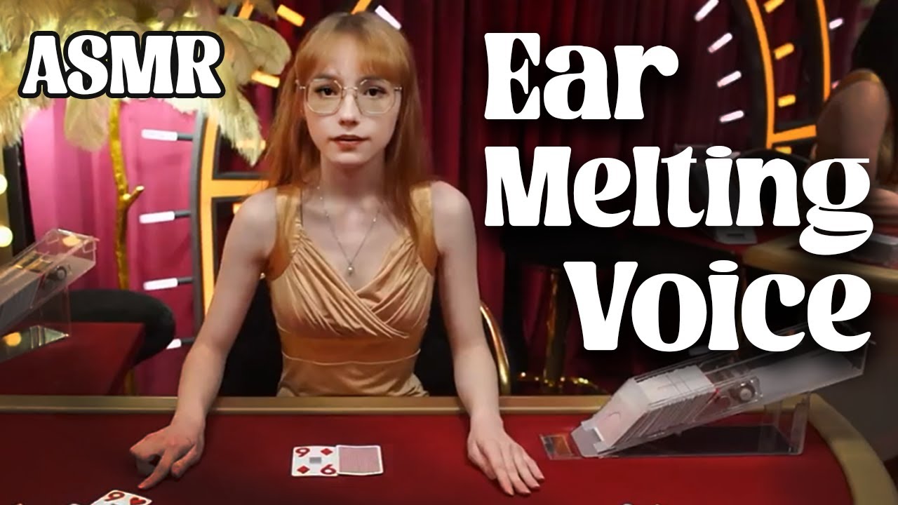 Unintentional ASMR ♧ | Casino Blackjack Dealer With an EAR MELTING ...