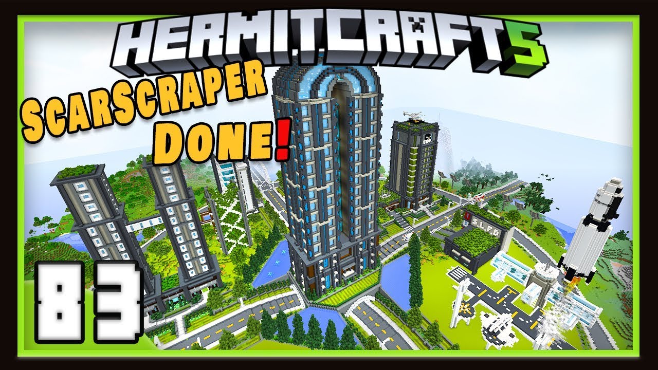 HermitCraft Season 5: The Scarscraper Is Done But With Vex! (Minecraft ...