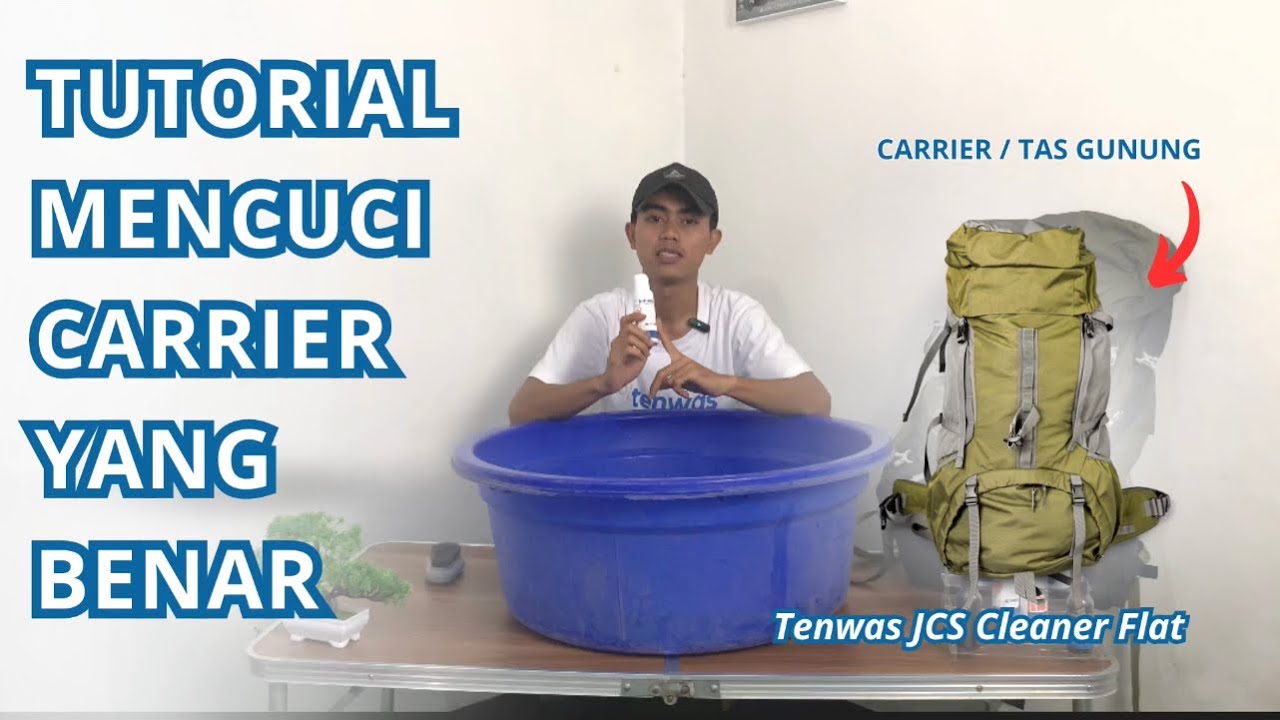 CARA MENCUCI CARRIER MENGGUNAKAN TENWAS JSC CLEANER - YouTube
