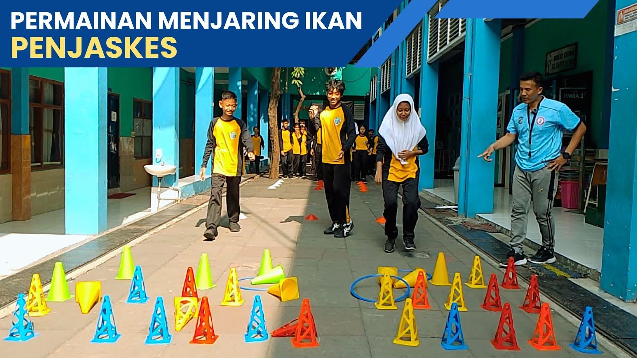 PENJASKES | Permainan Menjaring Ikan - YouTube