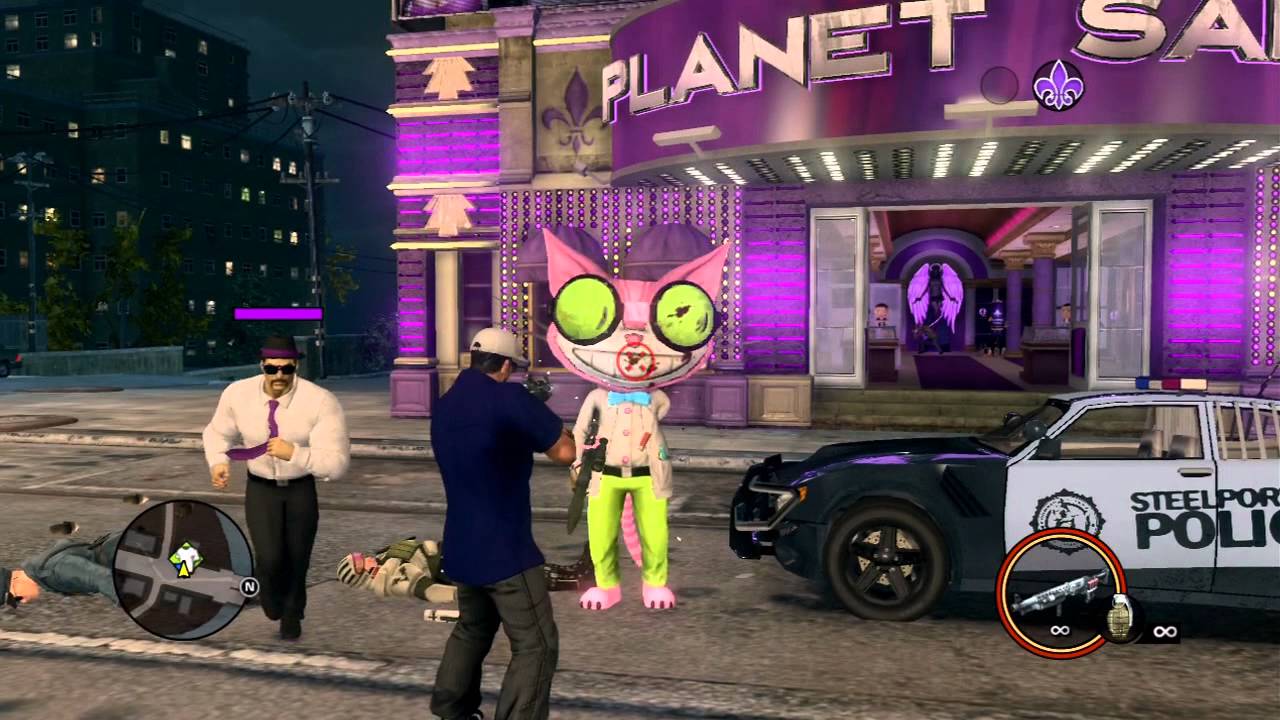 Saints Row The Third: Chillin' with Prof. Genki - YouTube
