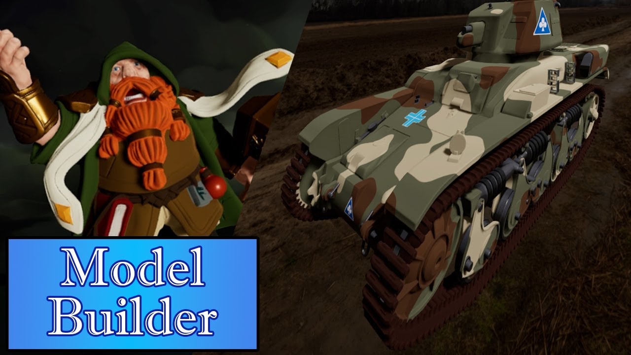 Building A Tank and a Plane are pretty easy - Model Builder ...