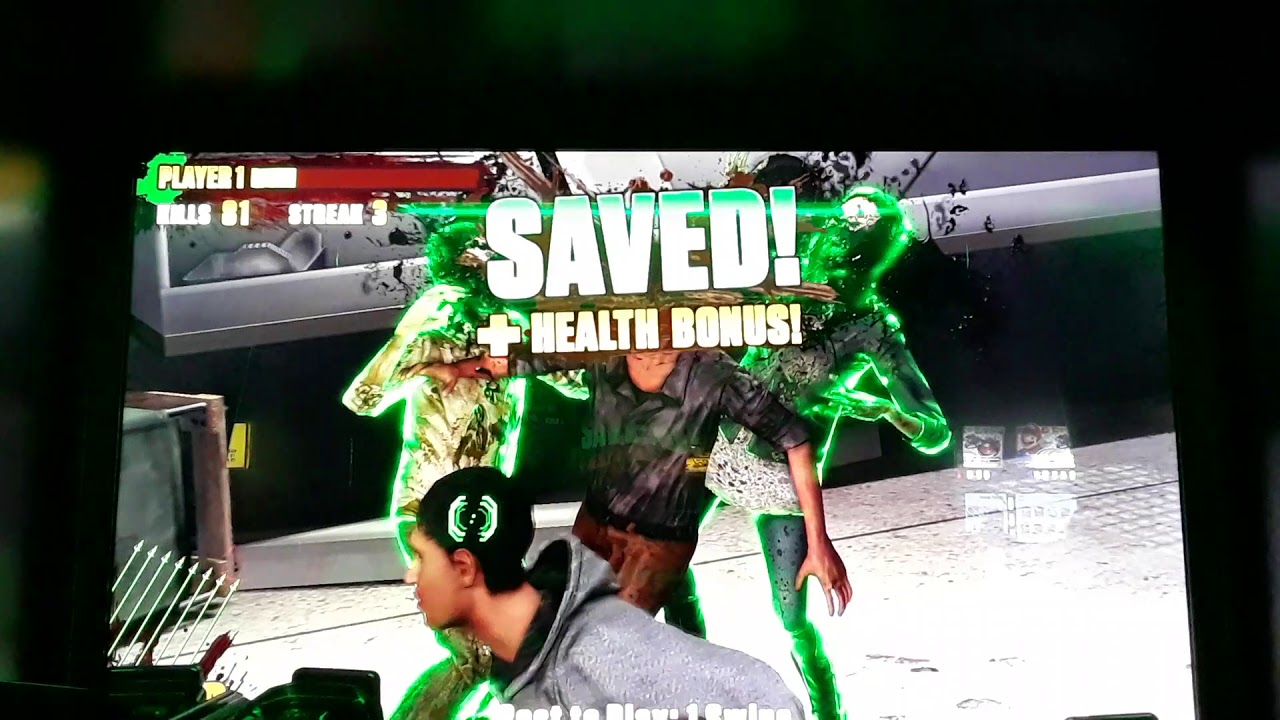 The Walking Dead Arcade (Full Playthrough) HIGHEST KILL COUNT 1,160 AND ...