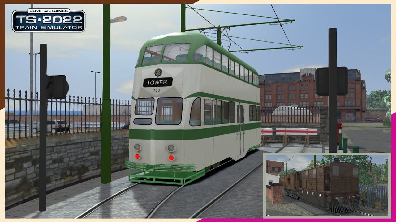 Trying out the Wirral Heritage Tramway route (by Backdated TrainSim) ~ Train Simulator 2022 ...