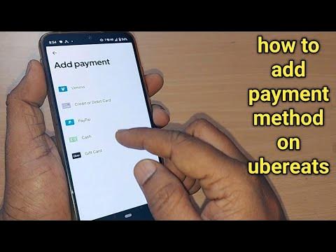 how to add payment method on uber eats | Ubereats payment method adding trick - YouTube