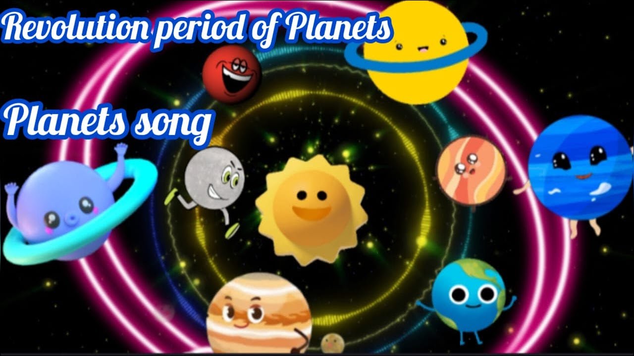 Planets revolution /revolve time of planets/planet Song - YouTube