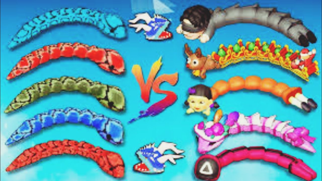 Snake Clash : Best Epic Victory 🐍🔥UNLOCK VIP Squid Game SKINs 🔥 MAX ...