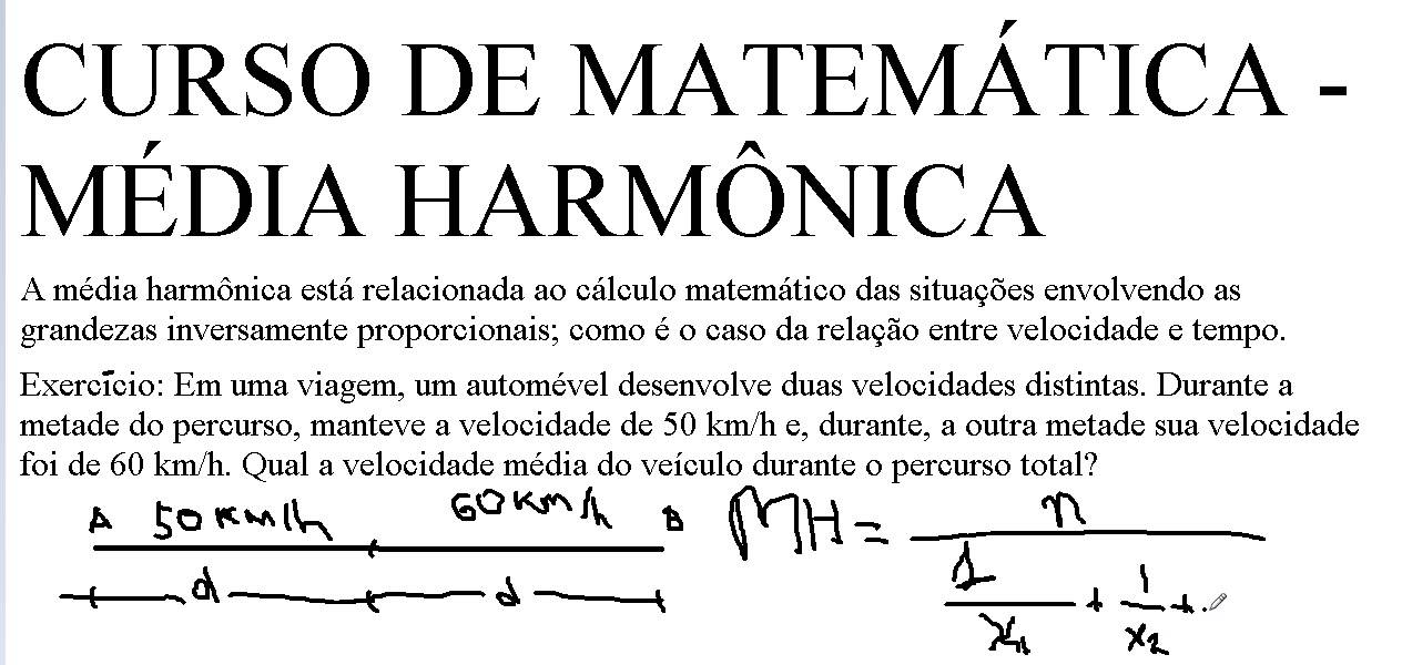 Curso De Matem tica M dia Harm nica Teoria Exerc cio Enem Vestibular curso-de-matem-tica-m-dia-harm-nica-teoria-exerc-cio-enem-vestibular