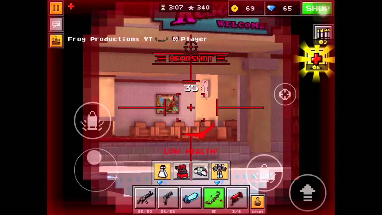 PIXEL GUN 3D Part 1| OWNING PARADISE RESORT| iOS Gameplay - YouTube