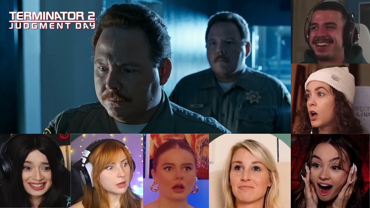 BEST "Security Guard's Death" Reactions in Terminator 2: Judgment Day ...