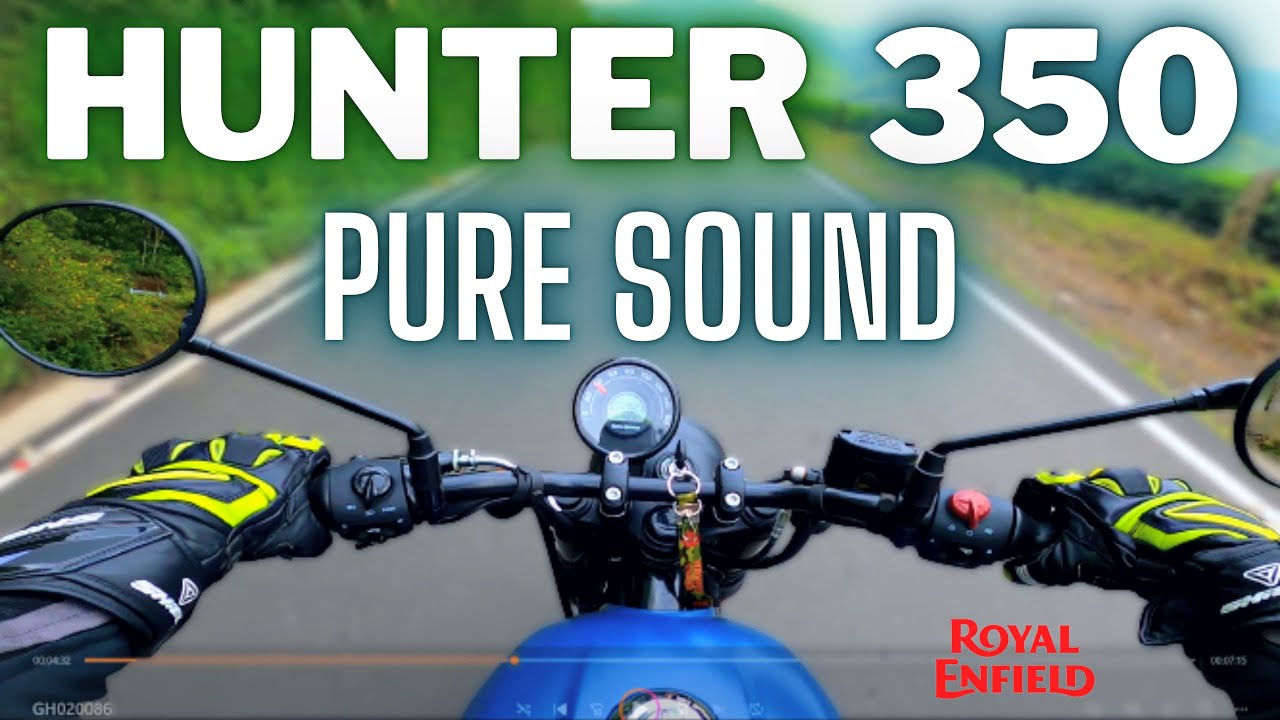 Royal Enfield Hunter 350 Pure Riding Sound | hunter350 | Hunter350 ...
