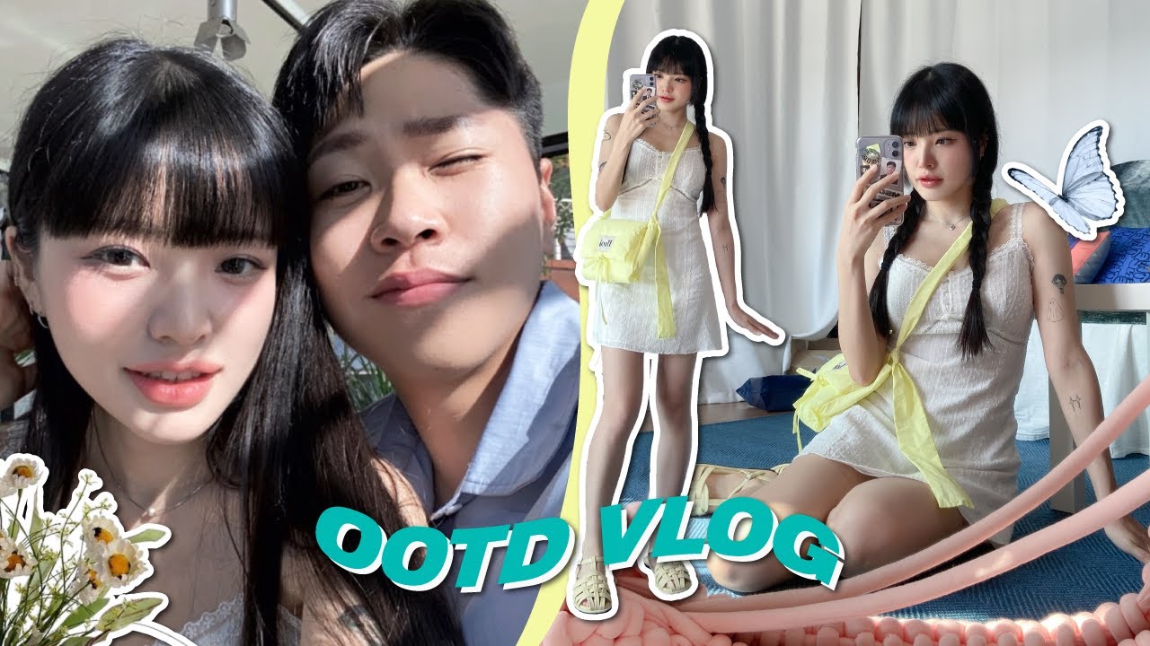 [OOTD VLOG] 연하 남친과의 한여름 데이트👙 (오션월드, 한남동, 춘천 핫플 데이트) - YouTube