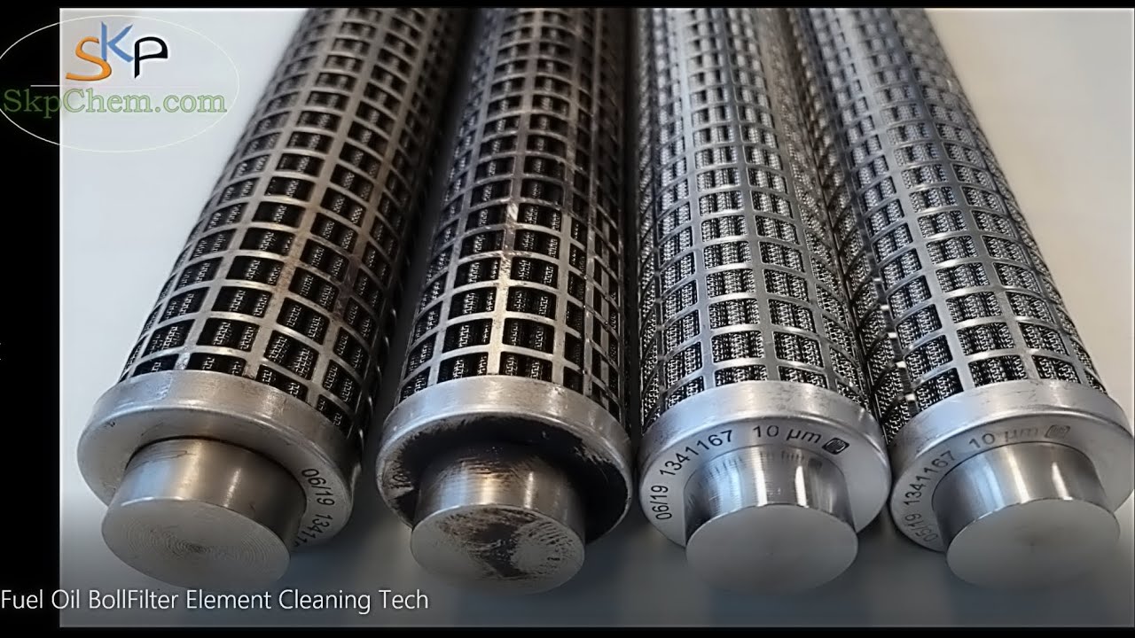 Skpchem.com 연료유 필터 세정 Fuel Oil Boll Filter Element Cleaning - YouTube