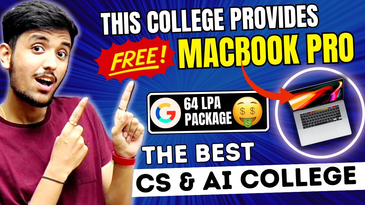 🤯India's First CS & AI Degree | ₹1 Crore Funding + Free Macbook Pro🤑 ...