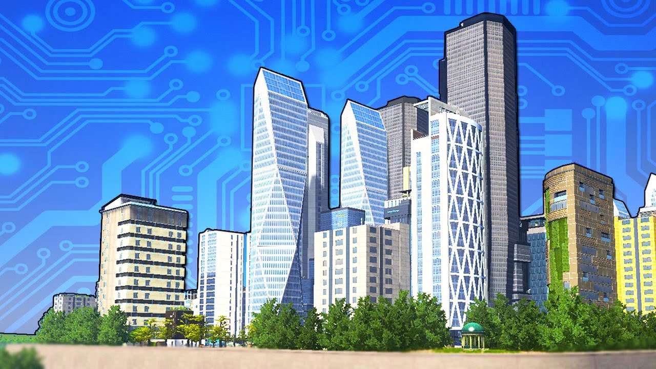 I Built a TECH UTOPIA in Cities Skylines - YouTube
