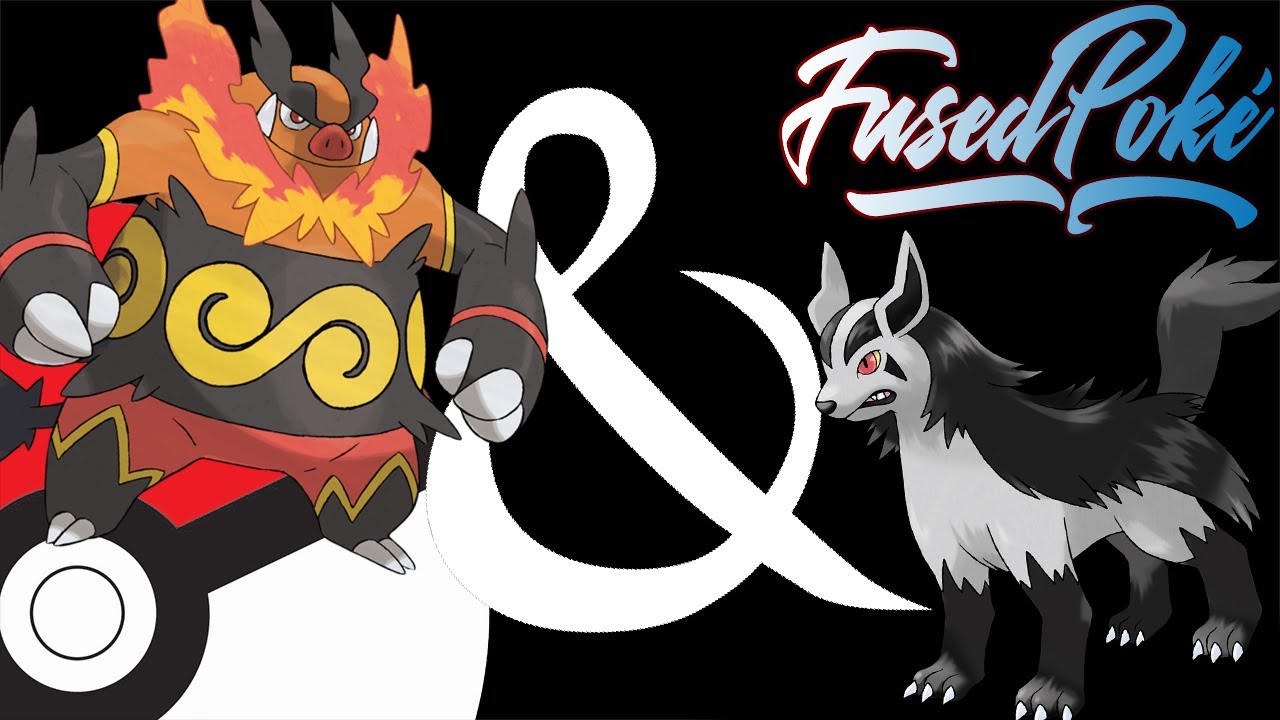 Pokemon Pixel Art Fusion | Mightyena x Emboar | FusedPoke - YouTube