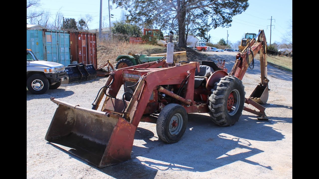 Ford 753 Backhoe Online at Tays Realty & Auction, LLC - YouTube