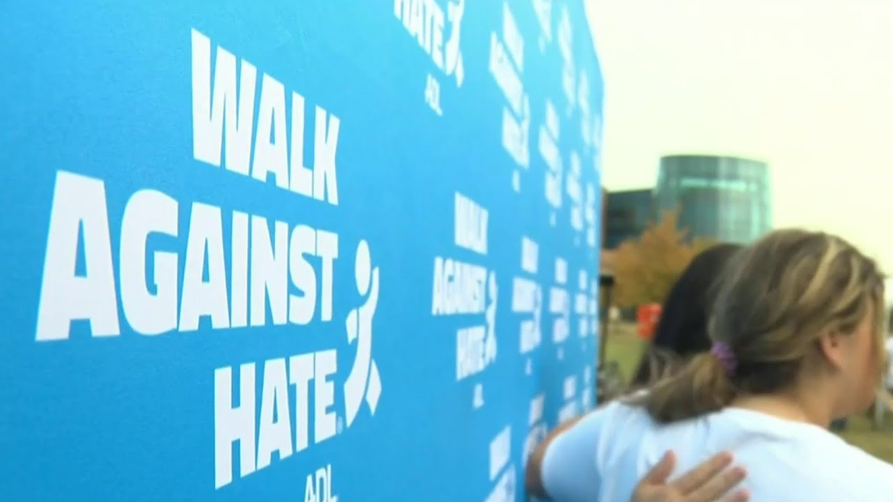 Anti-Defamation League held its 'Walk Against Hate' in Southfield - YouTube
