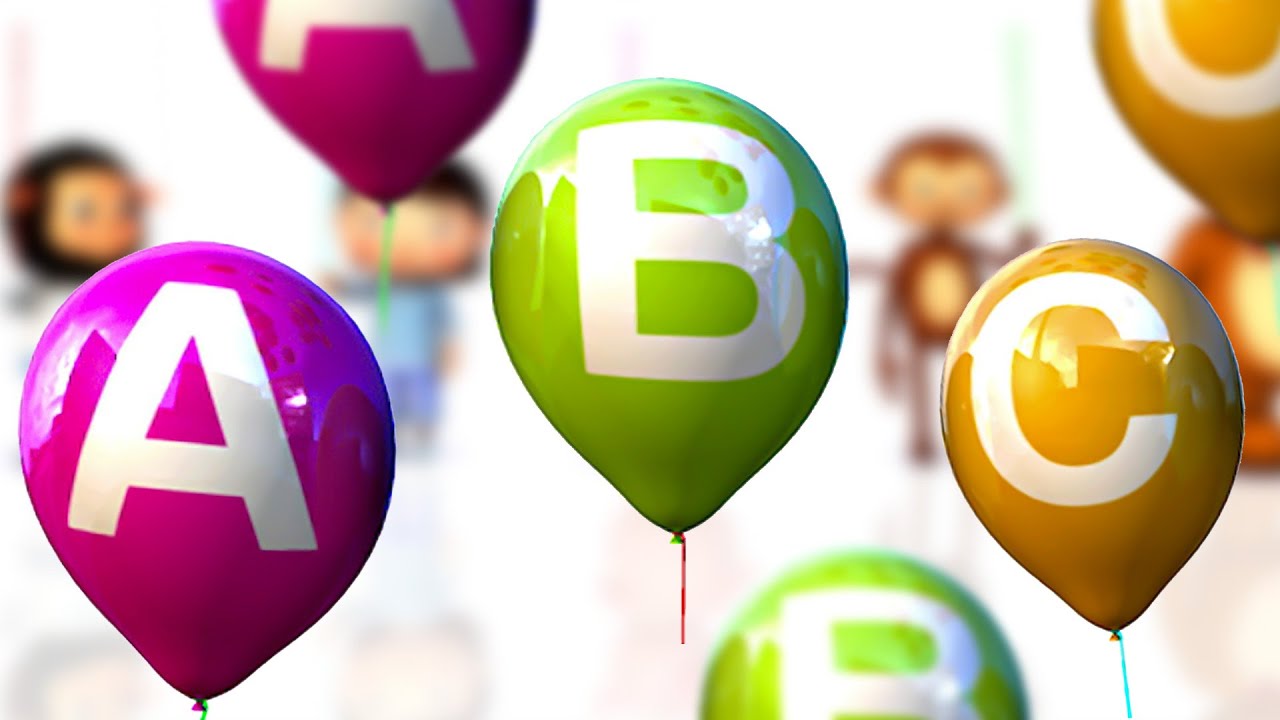 ABC Balloons | More Nursery Rhymes & Kids Songs - ABCs and 123s - YouTube