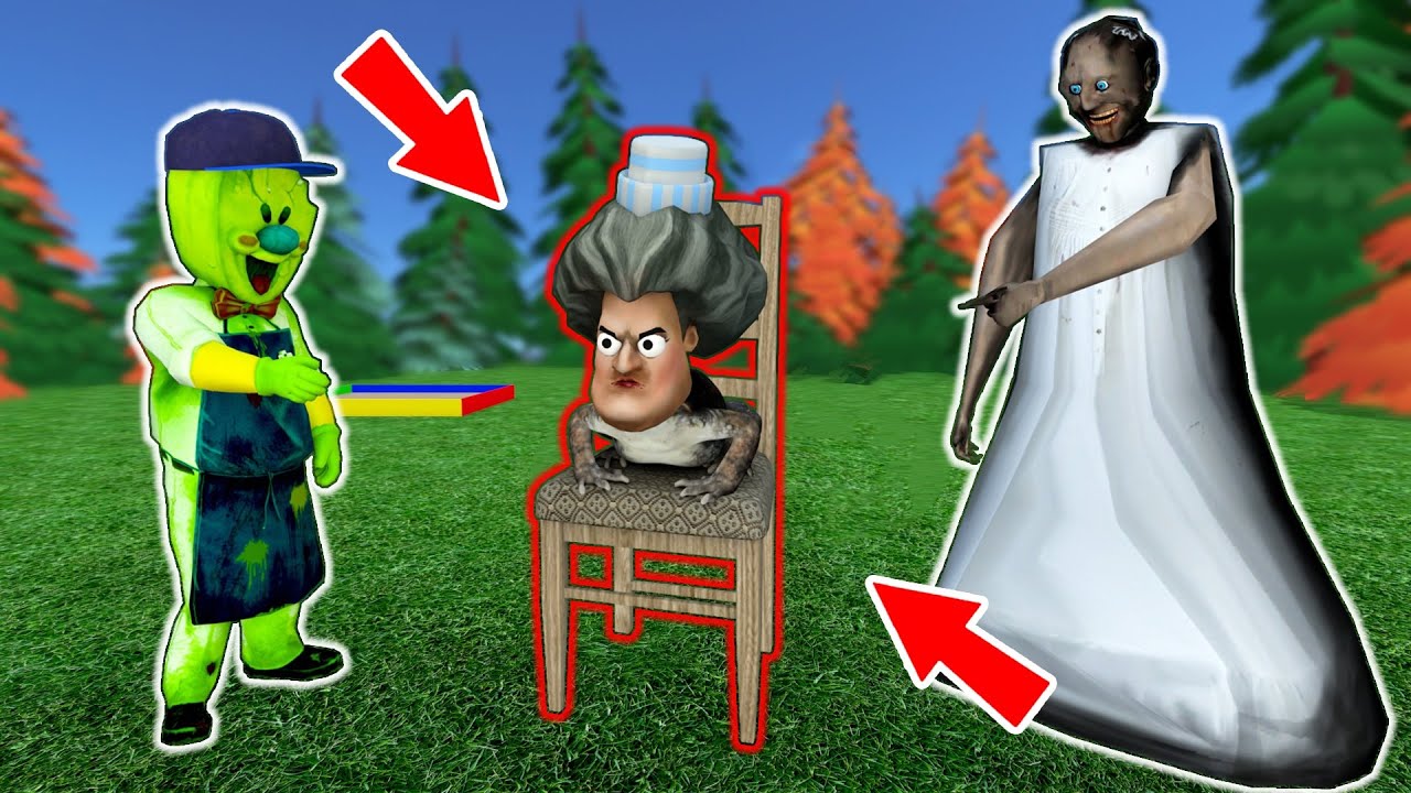 Granny vs Scary Teacher Frog vs Ice Scream - funny horror animation ...