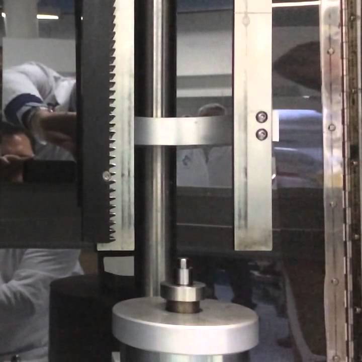 Fall hammer test - red phosphorous and potassium nitrate. - YouTube