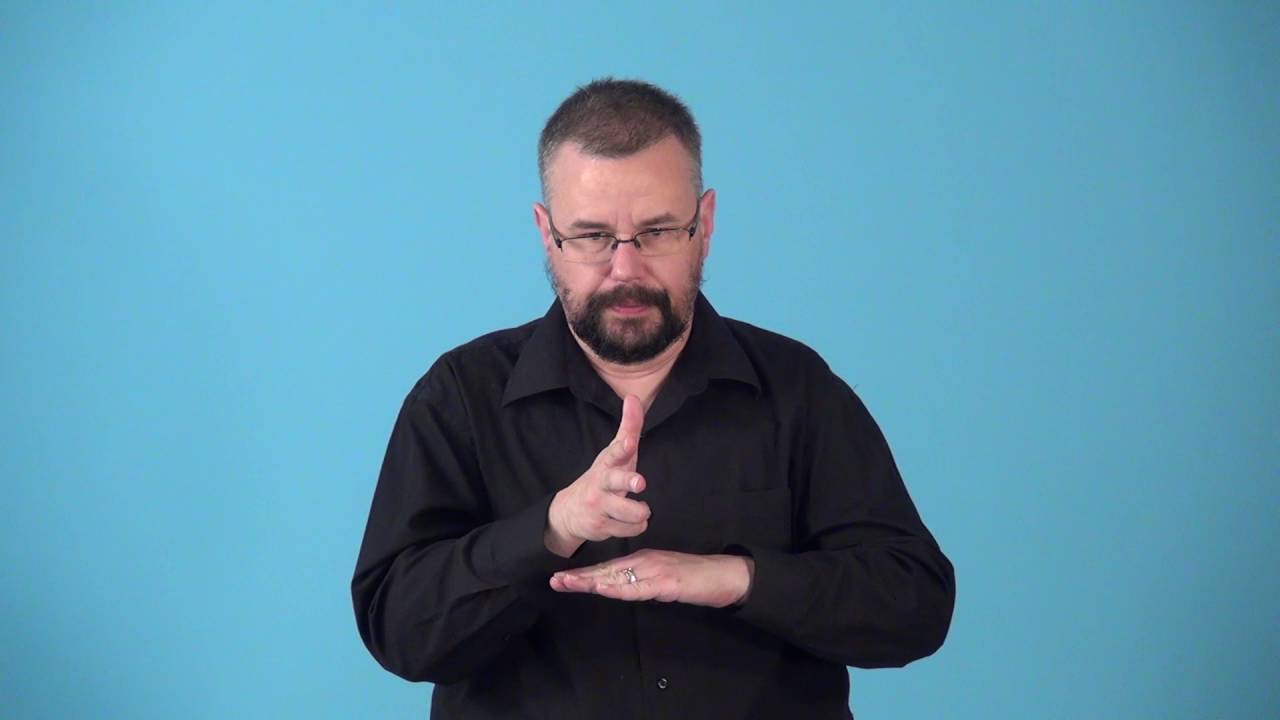 nose,nudge move forward slowly ASL - YouTube