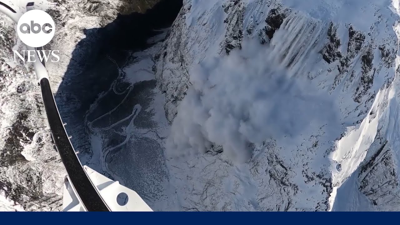 New Zealand officials trigger avalanche - YouTube