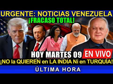 🚨 ÚLTIMA HORA 🔴 ¡URGENTE GIRA POR INDIA Y TURQUÍA FUE un FRACASO VENEZUELA! ¿A TRUMP NO LE GUSTÓ?