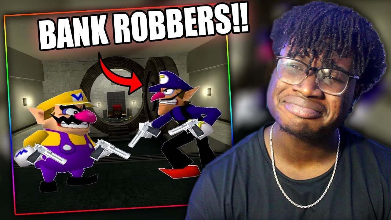 BANK ROBBERY GONE WRONG! | SMG4: The New Smash Bros Reaction! - YouTube
