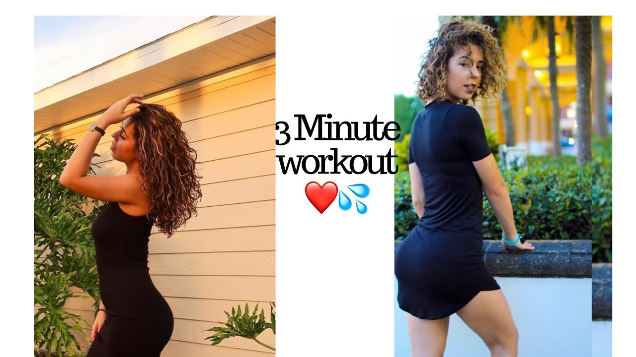 3 Minute Workout You Can Do Anywhere! - YouTube