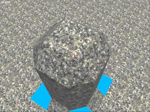 Unity Destructible Voxel Terrain -- Very Early Stages -- - YouTube