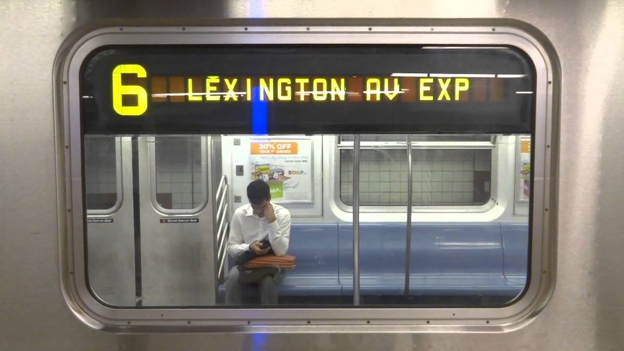 NYC Subway: R142A (6) Exterior Destination Sign VIA Lexington Avenue ...