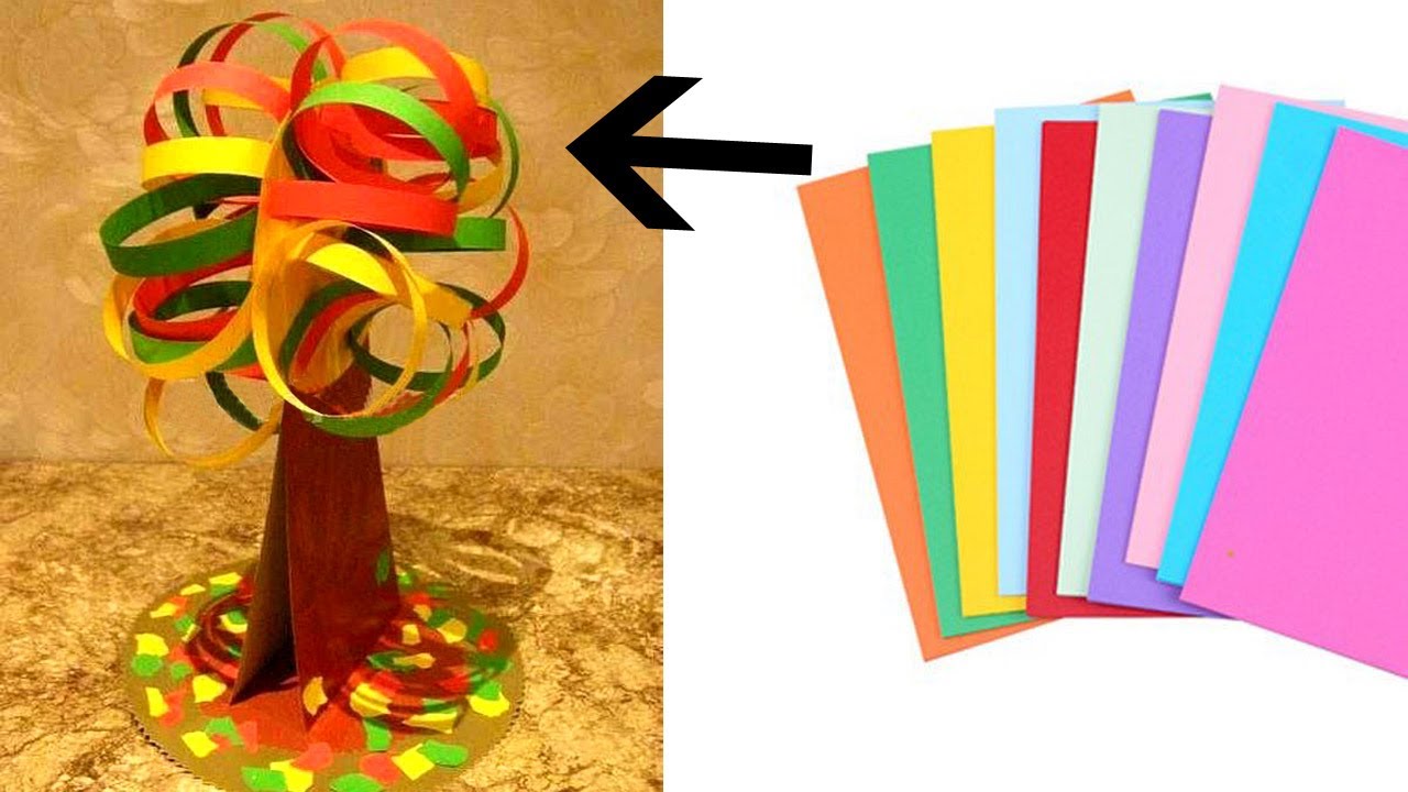 Easy DIY Paper Tree - YouTube