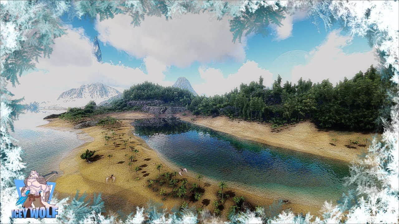 Starting FRESH on the ISLAND [Ep1 ICED CLUSTER Ark: Survival Evolved ...