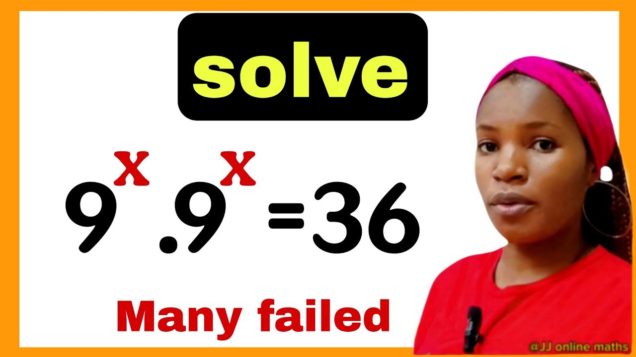 Germany| A Nice exponential math question|solve for x |math olympiad ...