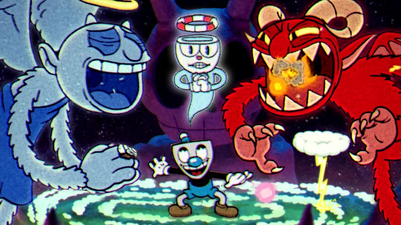 Can we PUNISH the Angel and Demon (Secret Boss) in Cuphead DLC? - YouTube