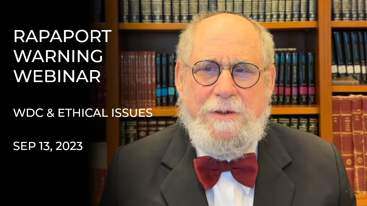 Warning Webinar: Ethical Issues - YouTube