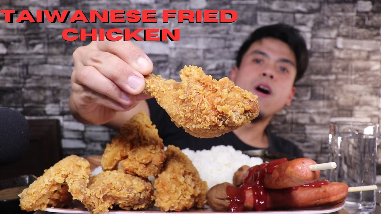 Taiwanese Fried Chicken mukbang asmr - YouTube