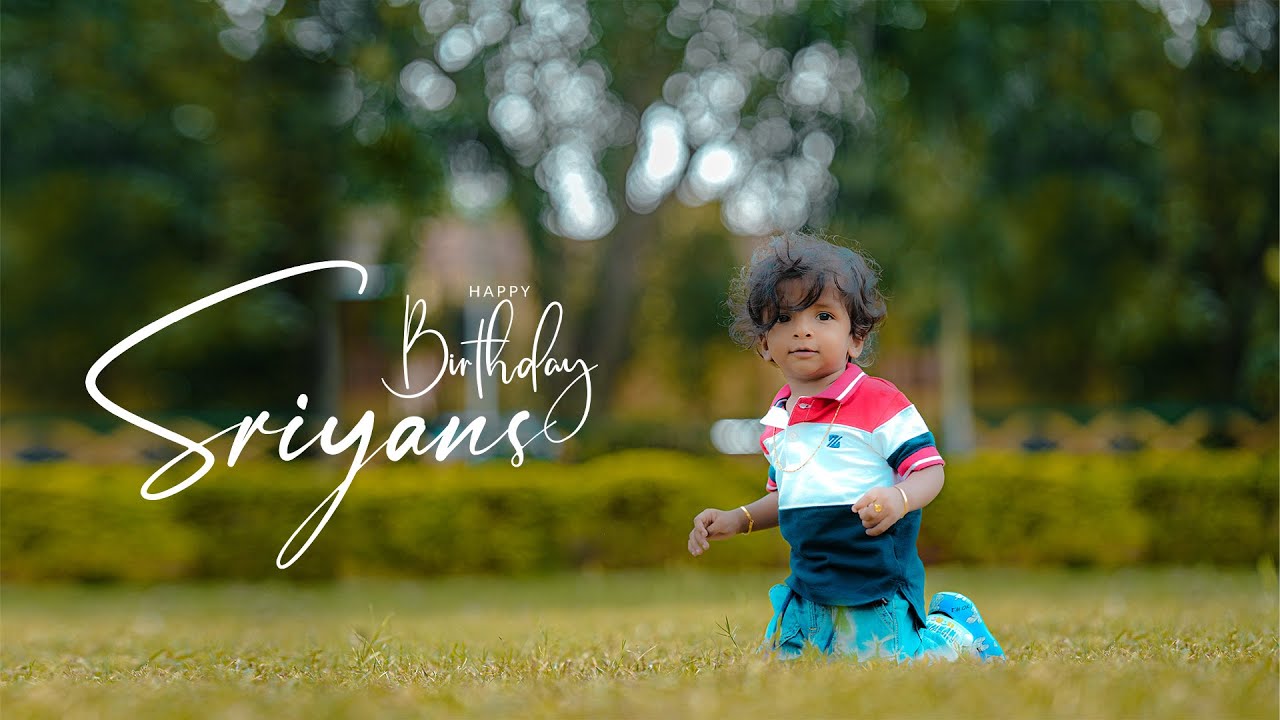 SRIYAN'S 1st Birthday Song | Pre Birthday Shoot | by Diamond Studio's # ...