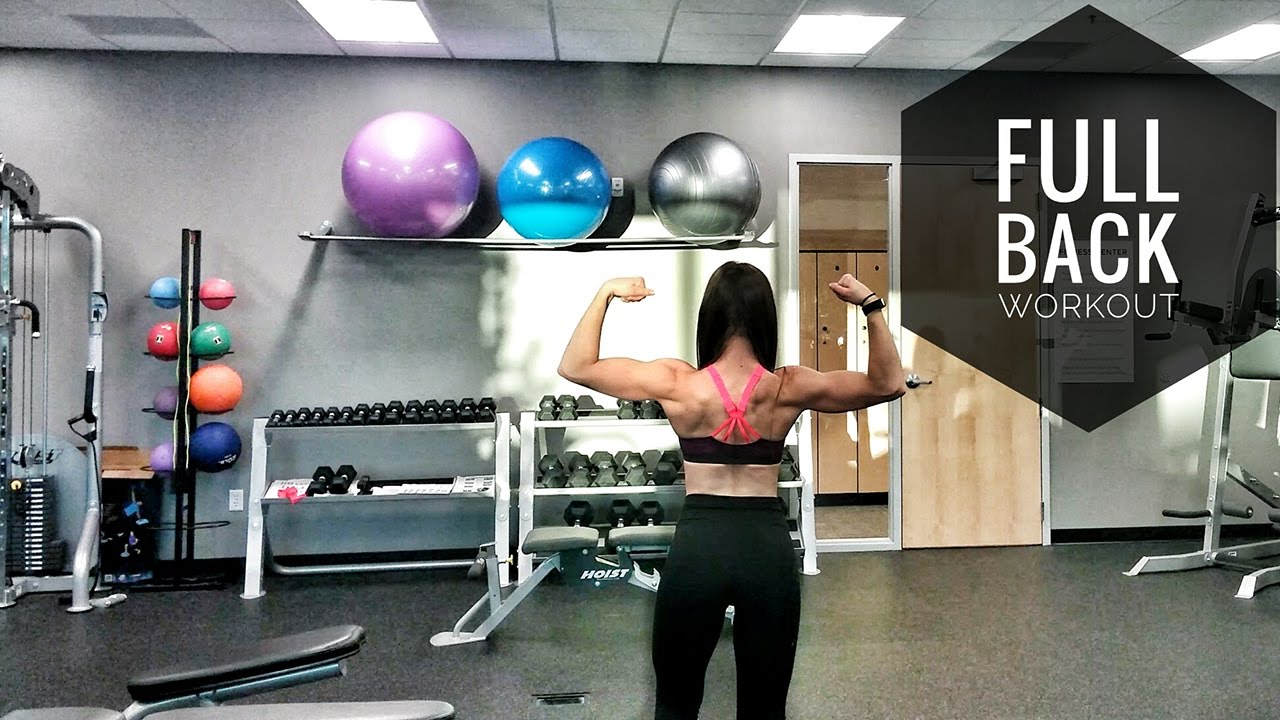 Full Back Workout (Small gym) - ENGLISH - YouTube