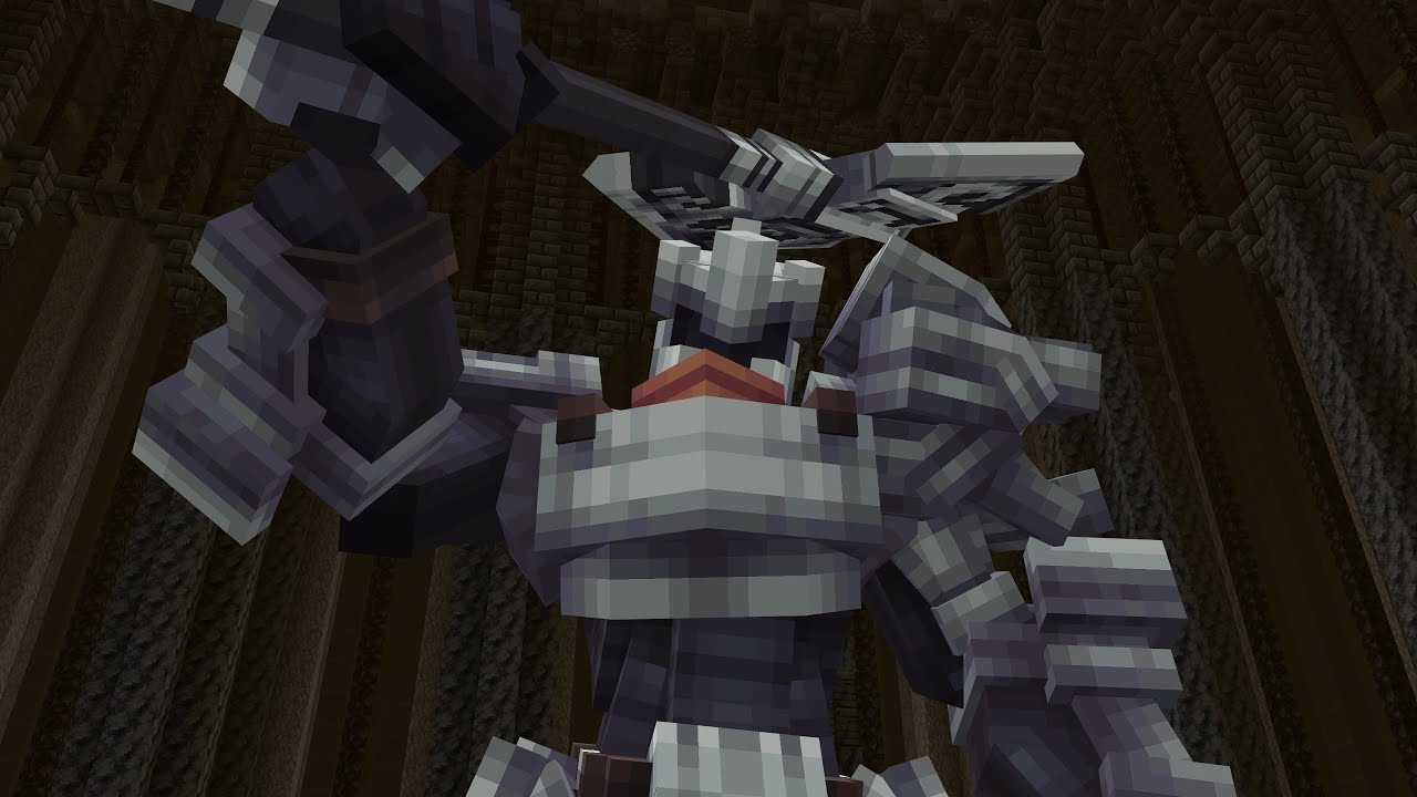 Colossus Battle in Minecraft Boss Expansion - YouTube