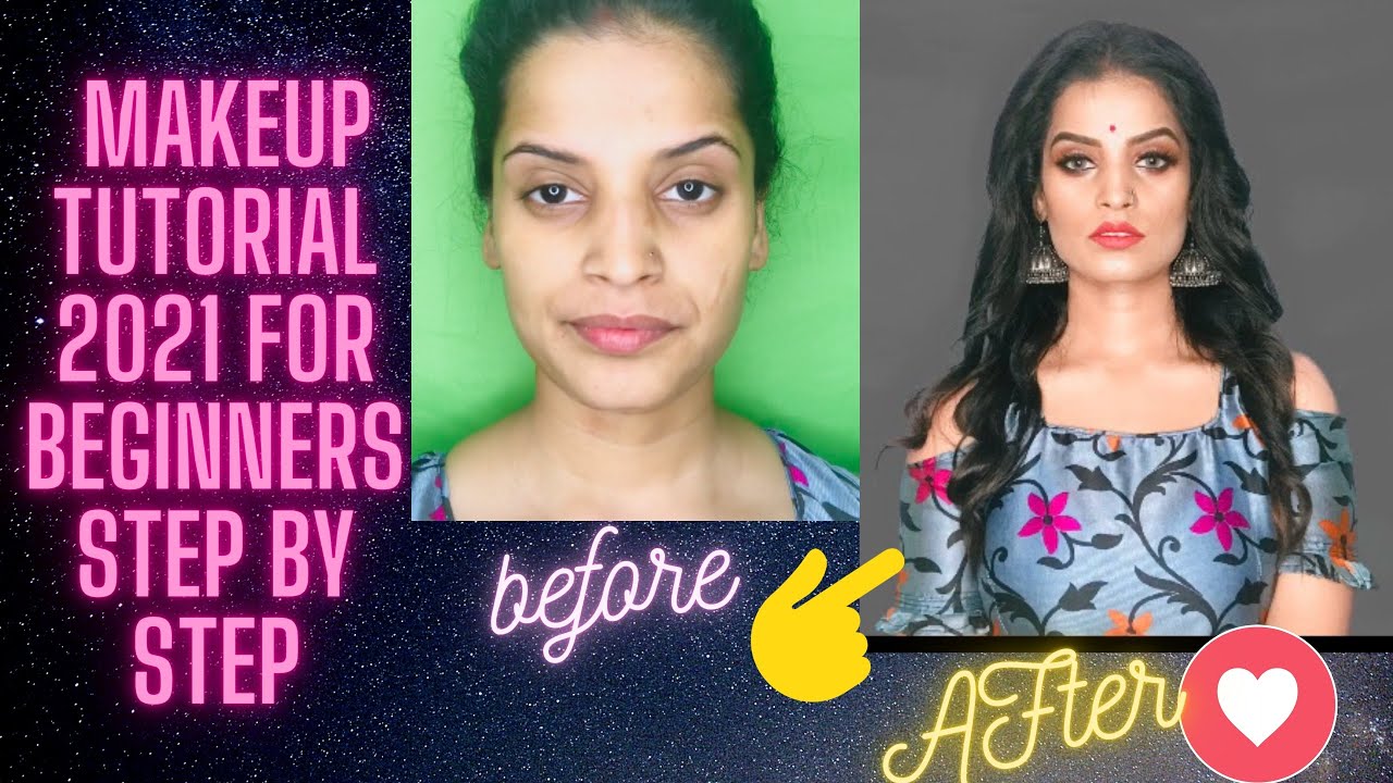 makeup for beginners step by step मेकअप करने का आसान तरीकाhow to do ...