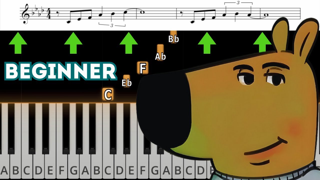 Just A Chill Guy Theme (Gia Margaret - Hinoki Wood) PIANO TUTORIAL ...