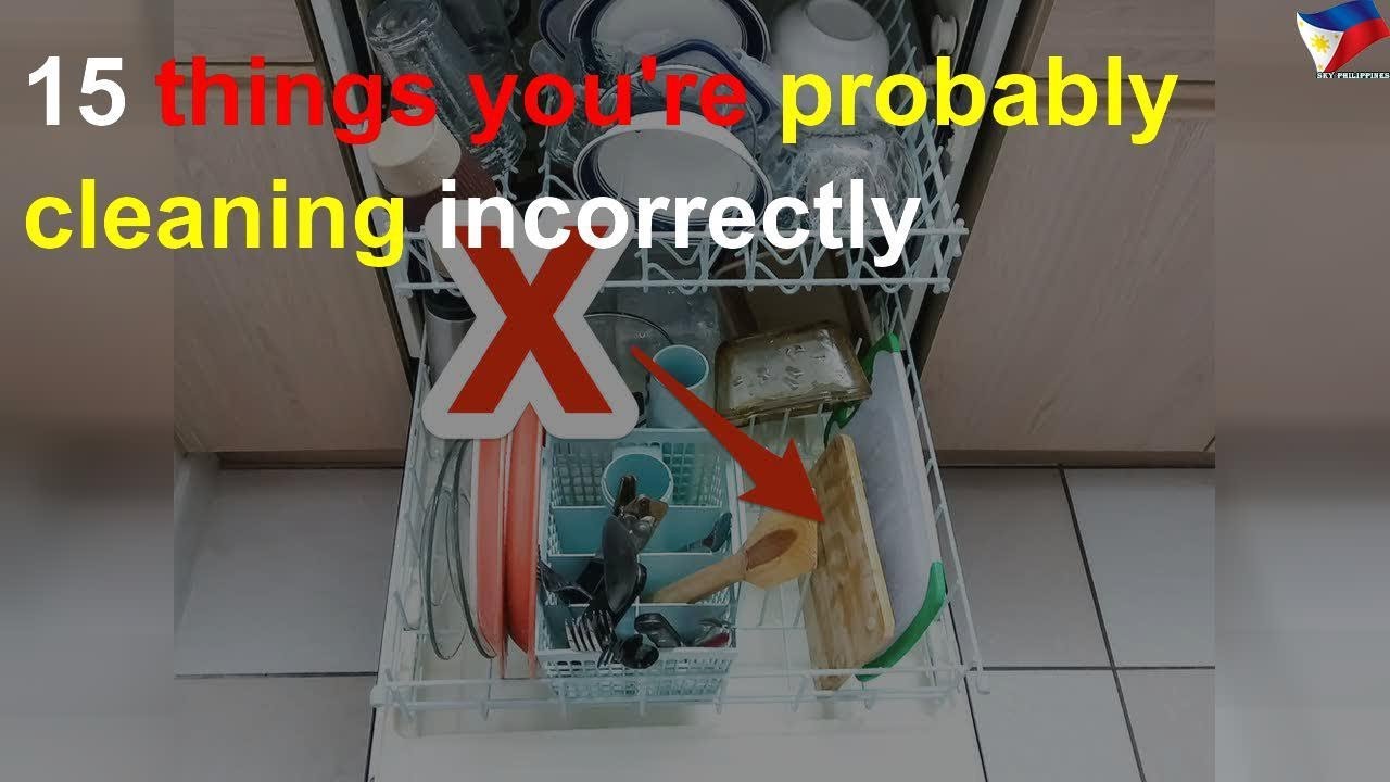 Things you're probably cleaning incorrectly - YouTube