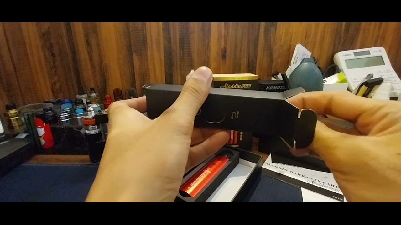 UNBOXING ALADDIN PRO BY VAMPED - YouTube